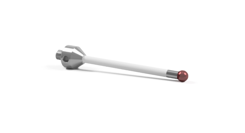 Straight M5 CMM Stylus 5mm Ruby Ball, 100mm Ceramic Stem, EWL 90mm — DM ...