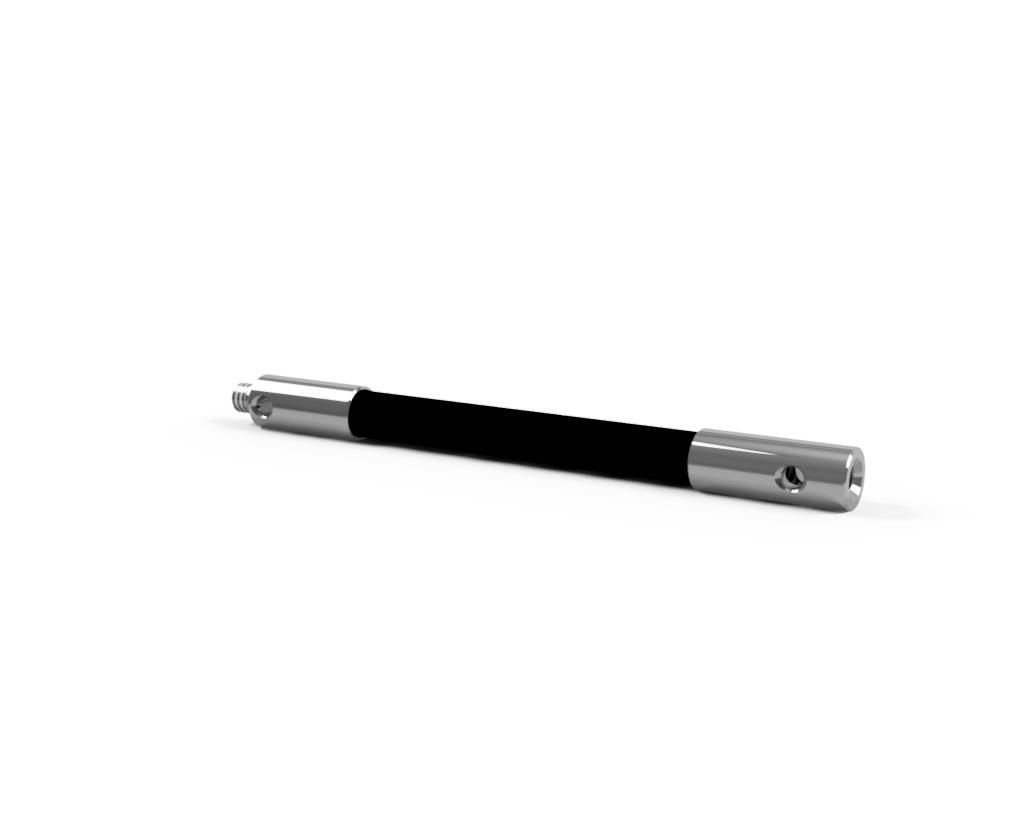 M2 Ø3.5mm, 40mm Long Stylus Extension Carbon Fiber Shaft — DM Metrology