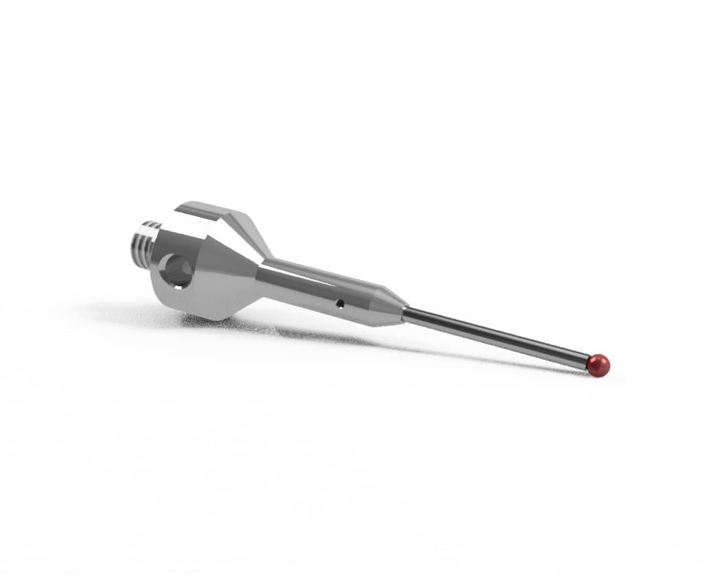 Stepped M5 CMM Stylus, 2.5mm Ruby Ball, 58mm Carbide Stem, 33mm EWL ...